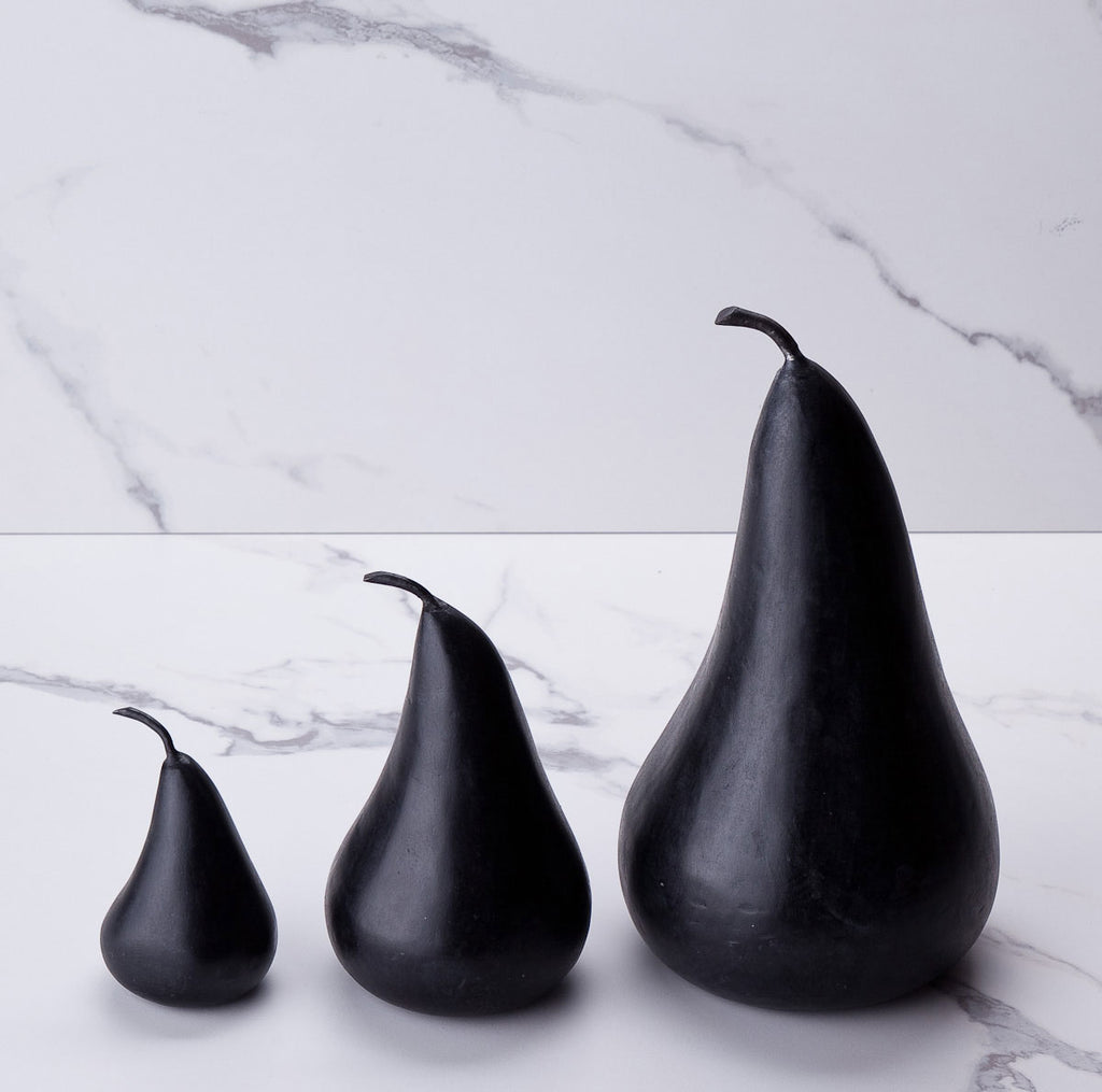 Marble Pears Set of small, medium and large - Black – Leading Edgeware